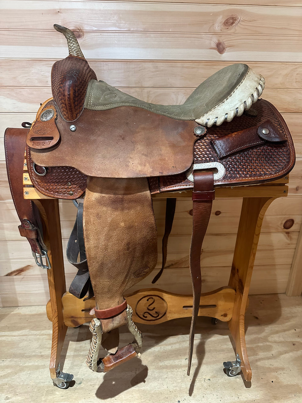 15” Billy Cook Original Maker Barrel Racing Saddle Model 1527 – The ...