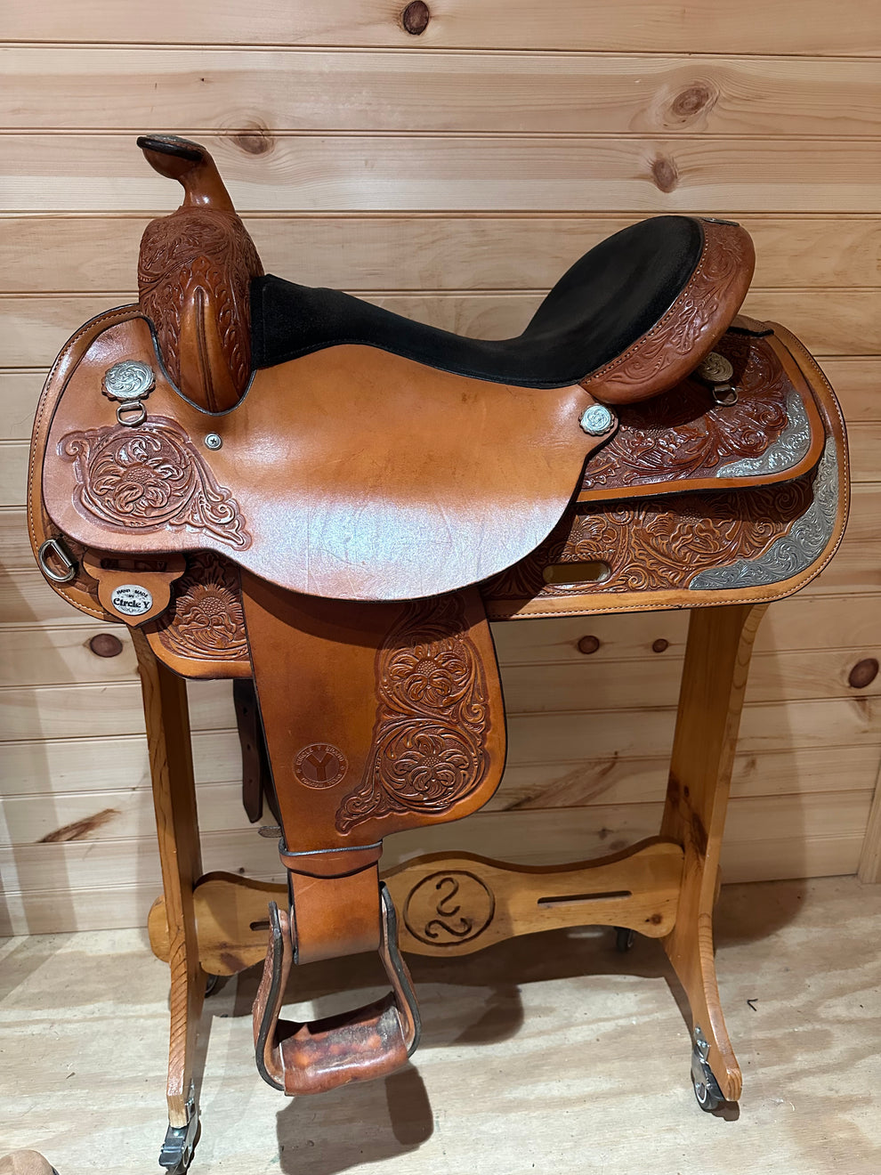 16” Circle Y Equitation Show Saddle model 3660 – The Saddle Consignor