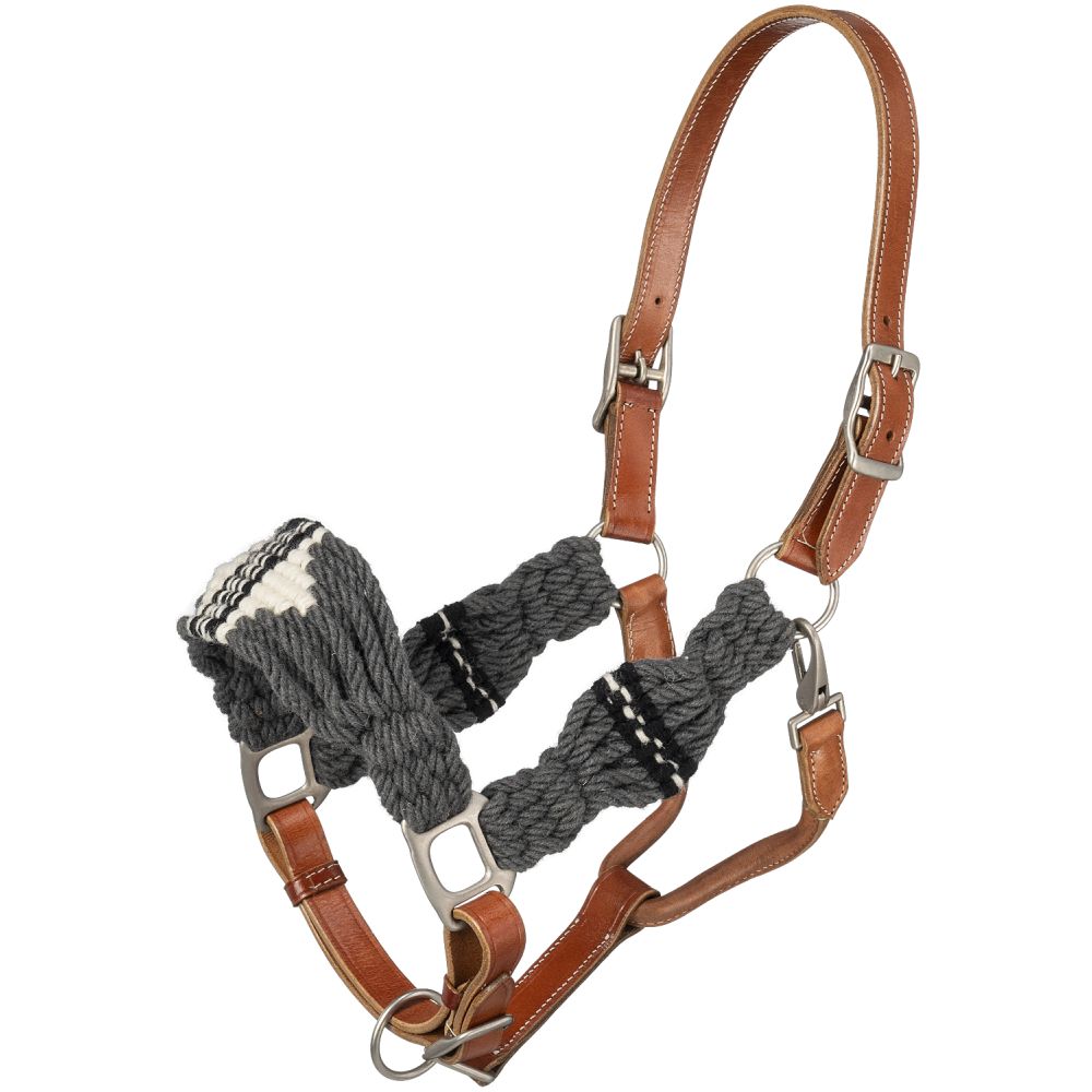 Tough1 Wool String Leather Halter – The Saddle Consignor