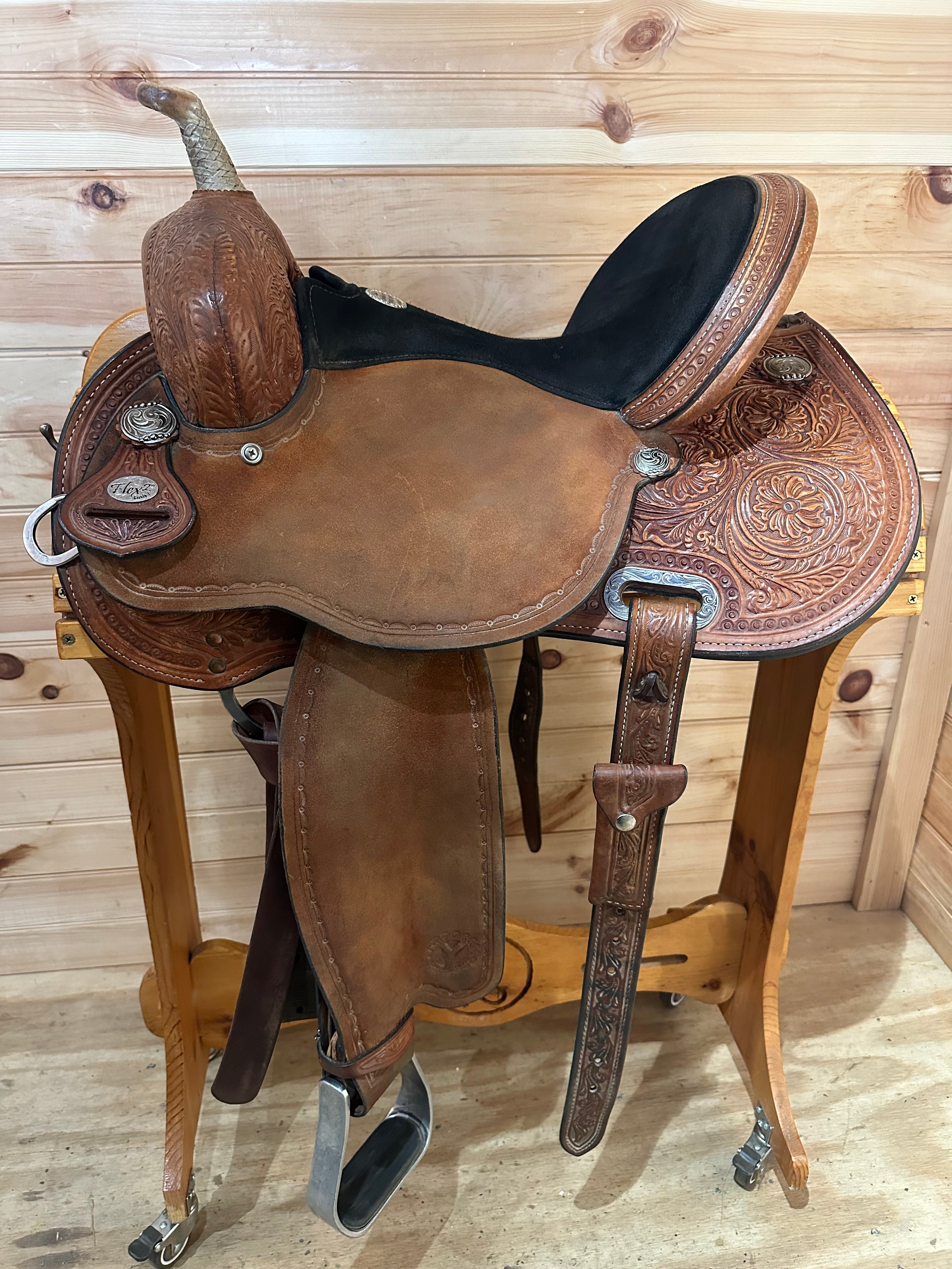 14” Circle Y Lisa Lockhart Flex2 Barrel Racer Model 1545 – The Saddle ...