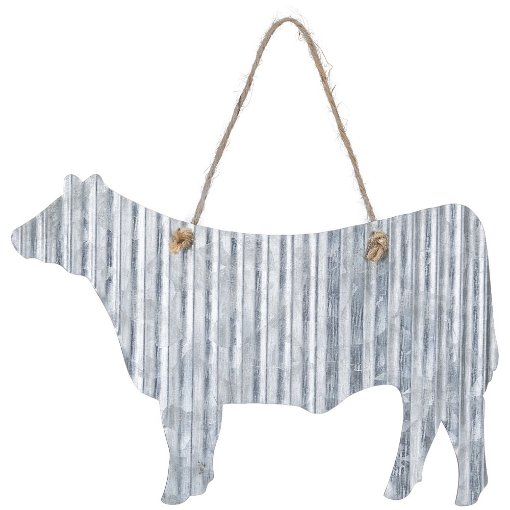 Corrugated Metal Steer Sign – The Saddle Consignor