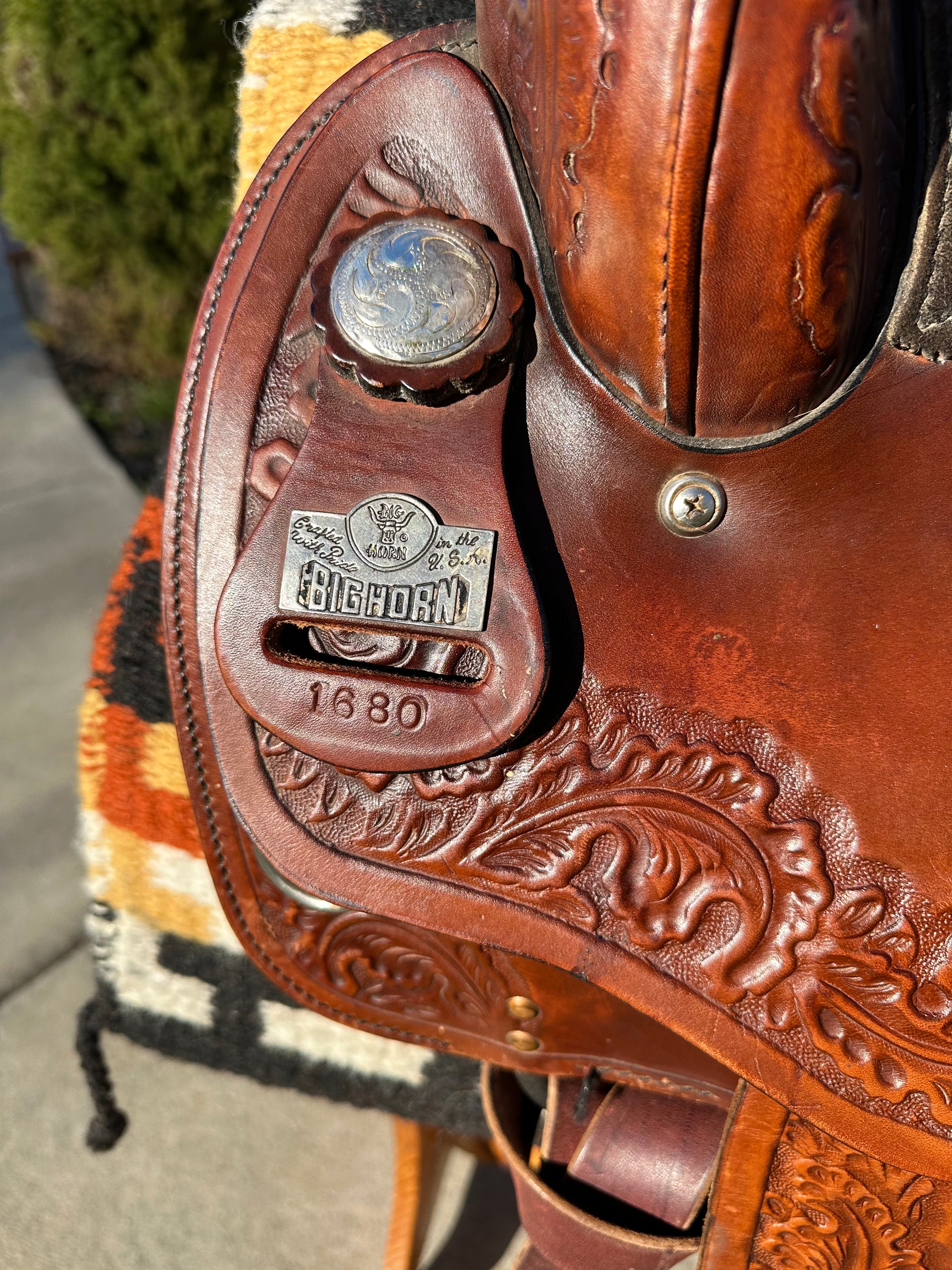 16” Big Horn Draft Saddle Model 1680 – The Saddle Consignor
