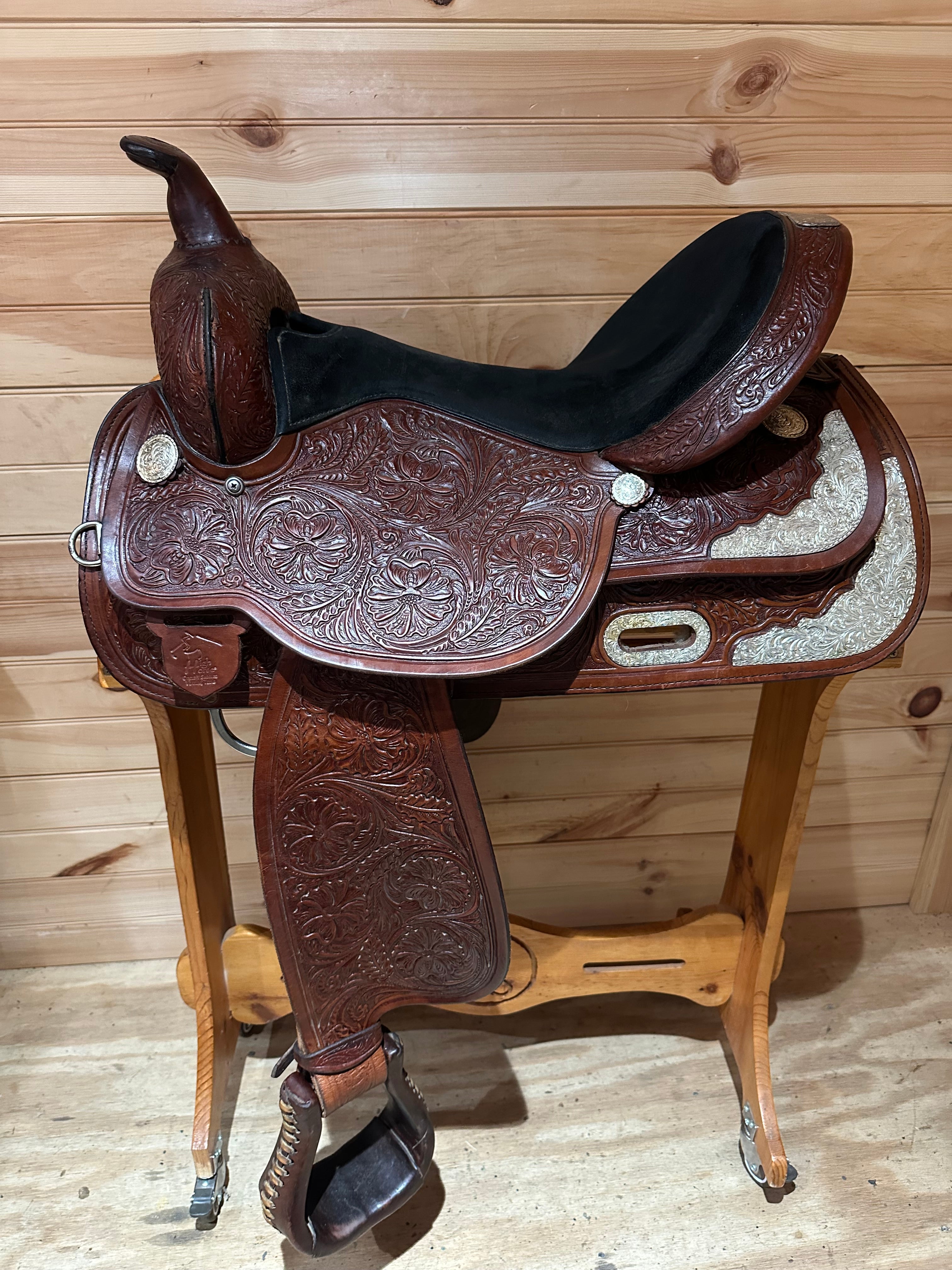 16” Circle Y High Horse Western Show Saddle Model 6310 – The Saddle ...