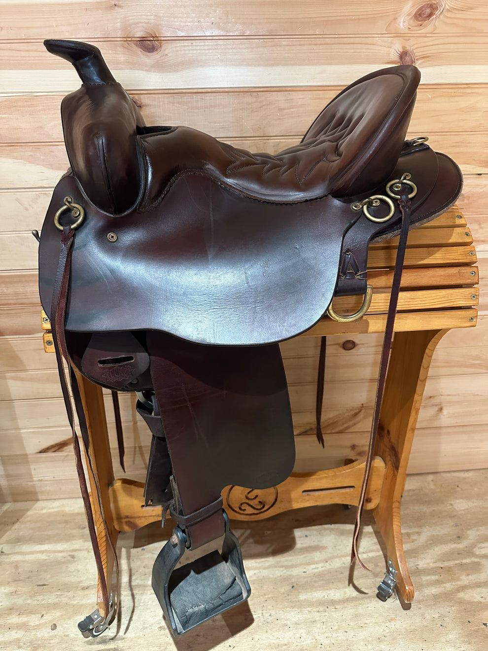 15.5” Tucker High Plains Western Trail Saddle Model 260 – The Saddle ...