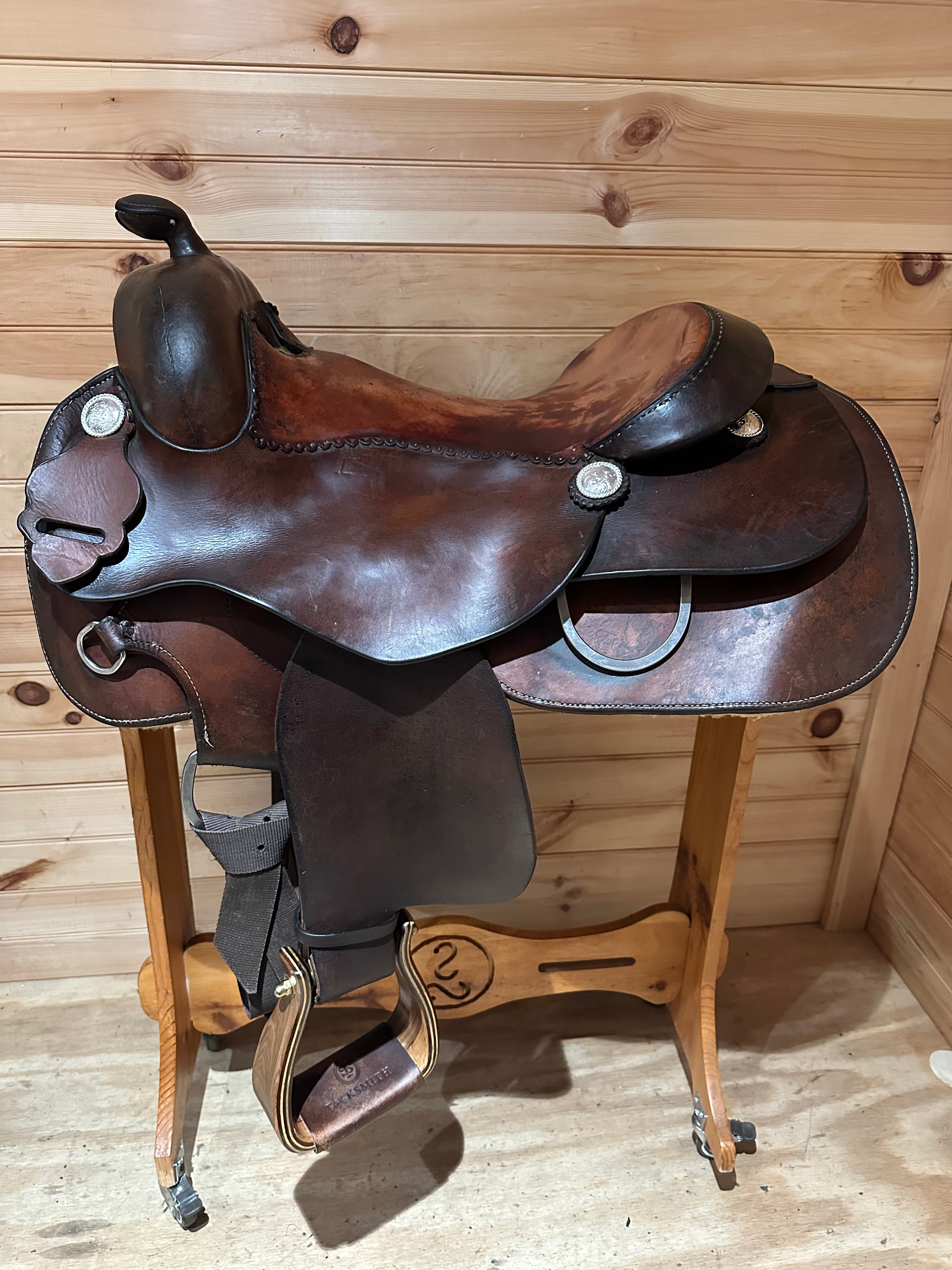 16” Pard’s Advantage Western Training Work Saddle – The Saddle Consignor