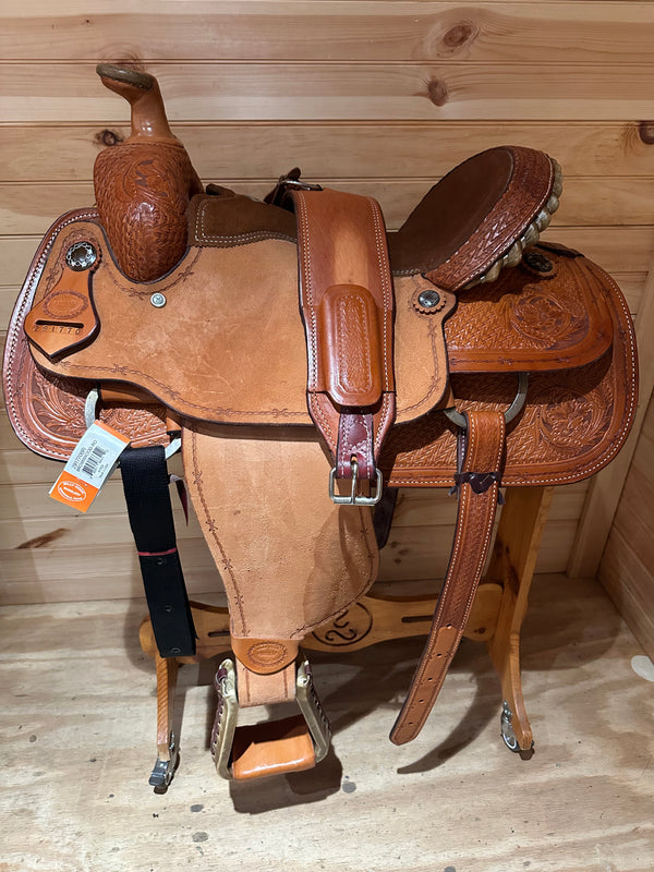 16” Billy Cook Roping Western Saddle Model 291770 – The Saddle Consignor
