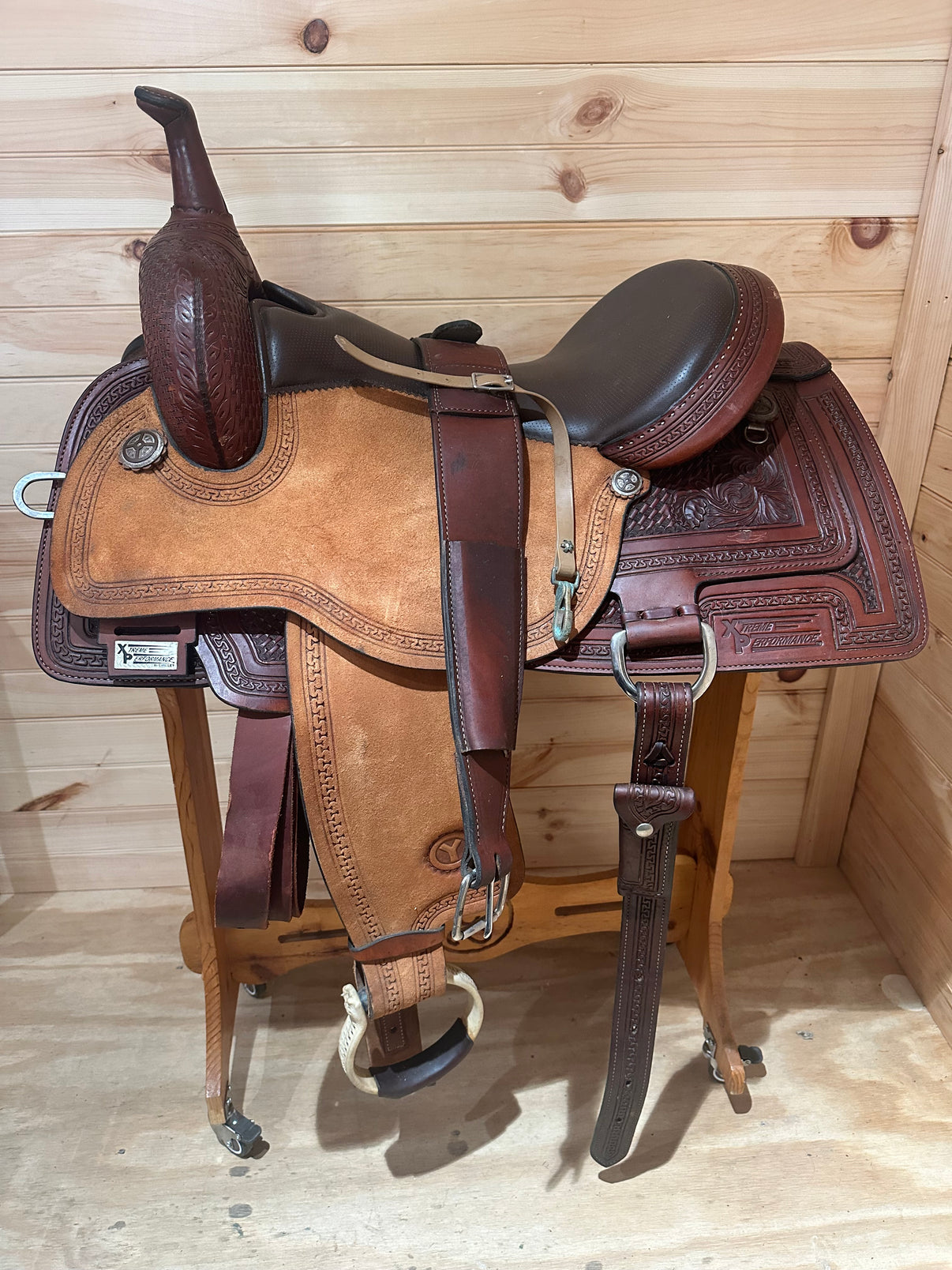 17” Circle Y Xtreme Performance Deep Cut Cutter Western Saddle Model 1 ...