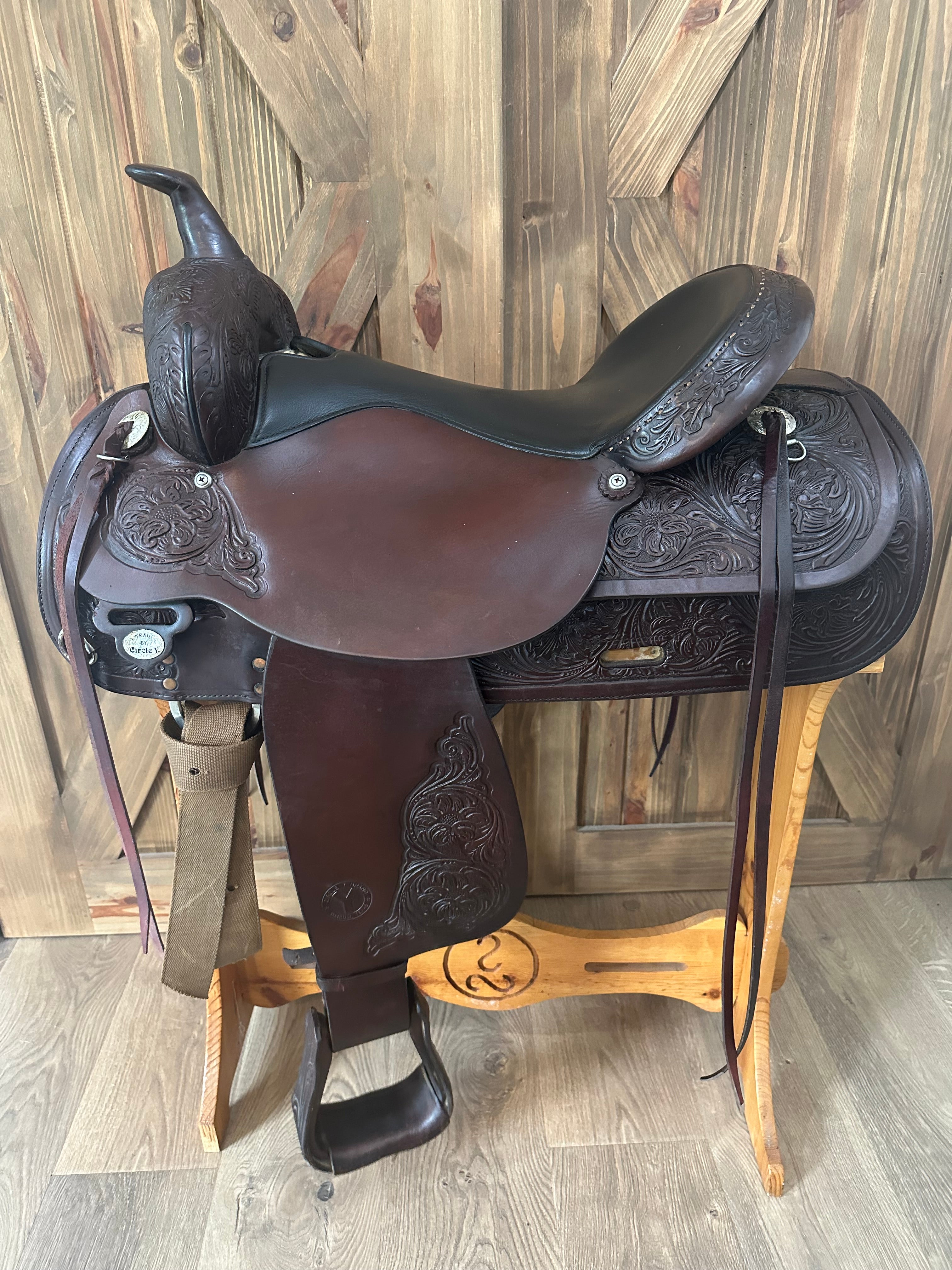 17” Circle Y Park & Trail Western Saddle Model # 3609 – The Saddle ...