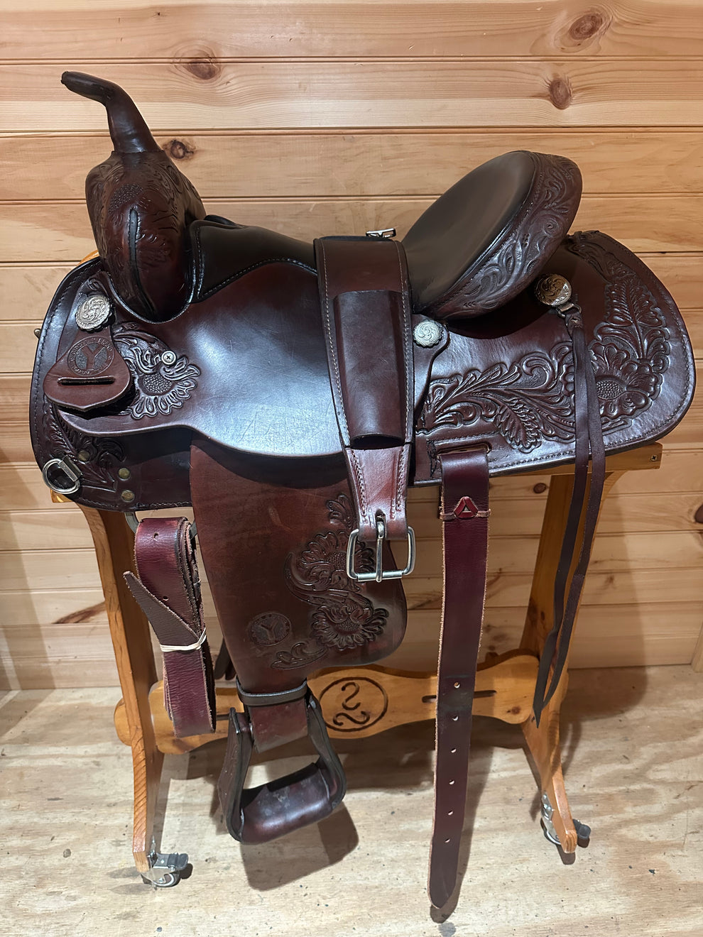 15” Circle Y Park & Trail Western Saddle Model 3602 – The Saddle Consignor